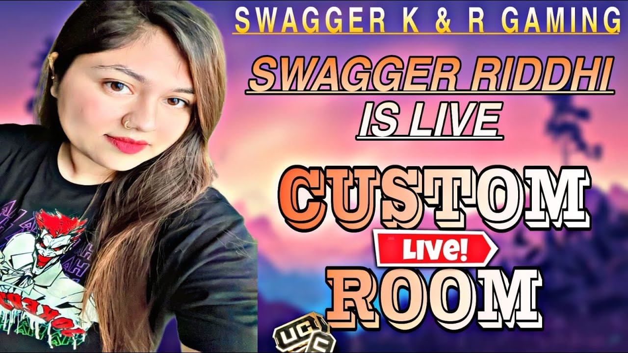 BGMI CUSTOM ROOM LIVE WITH SWAGGER RIDDHI CASTING 🛑|| 9pm to 11pm back ...