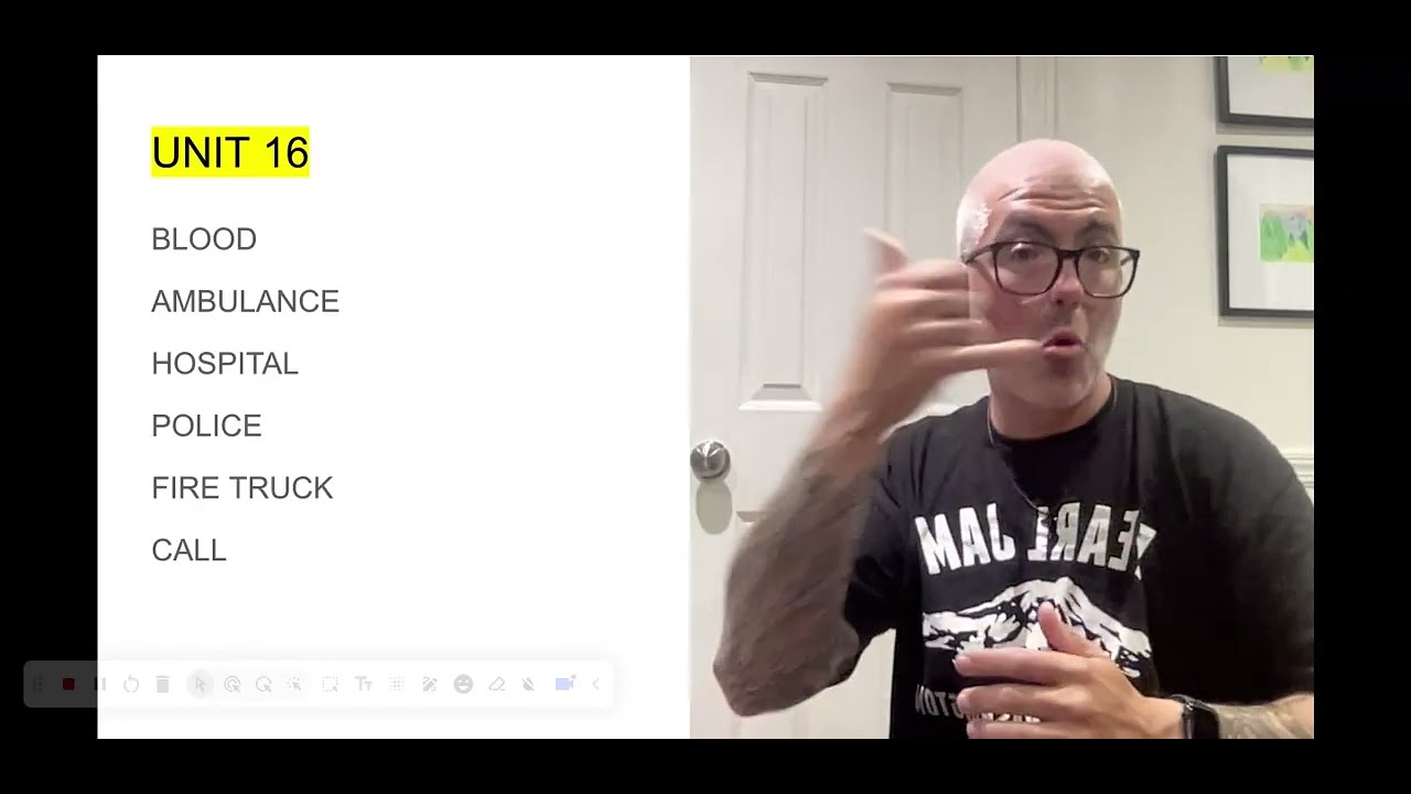 ASL Level 3 - Unit 16 Vocabulary - YouTube