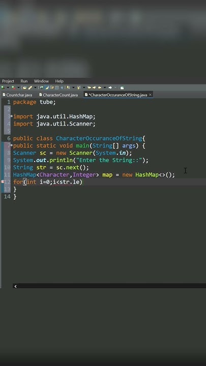 Count Each Character Occurance Of String In Java Javaprogrammingcoding Occurance Of 