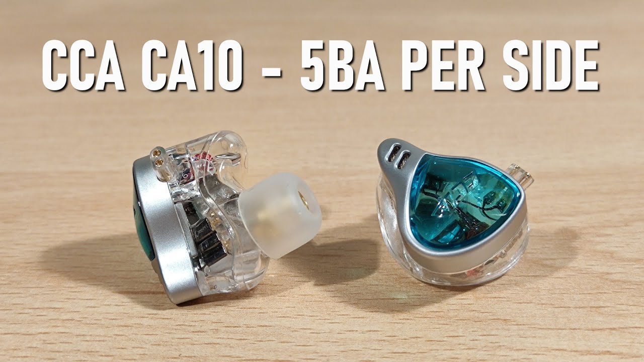 CCA CA10 Review - 5BA Per Side IEM - YouTube
