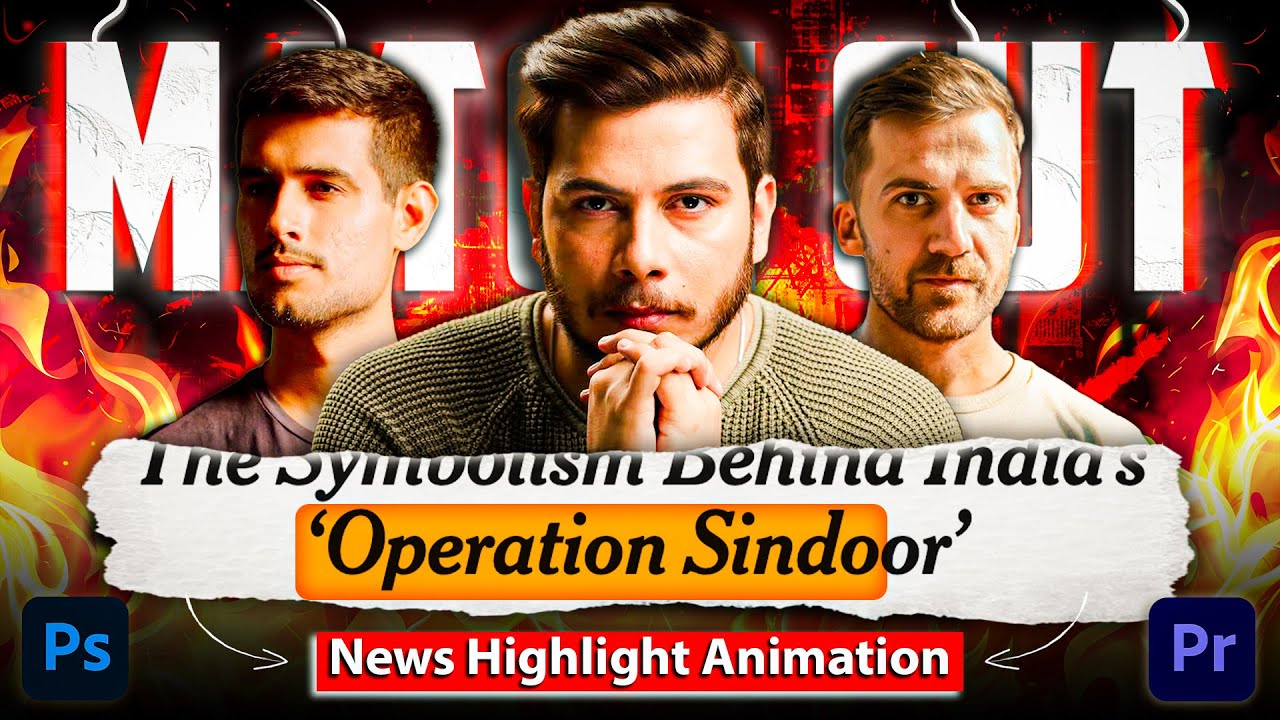 Create STUNNING Match Cut News Animations like Nitish Rajput in just 10 ...