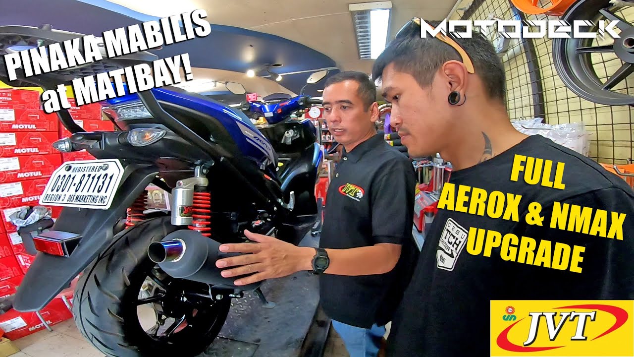 AEROX OF MOTODECK| YAMAHA AEROX 2020 Built by JVT - YouTube