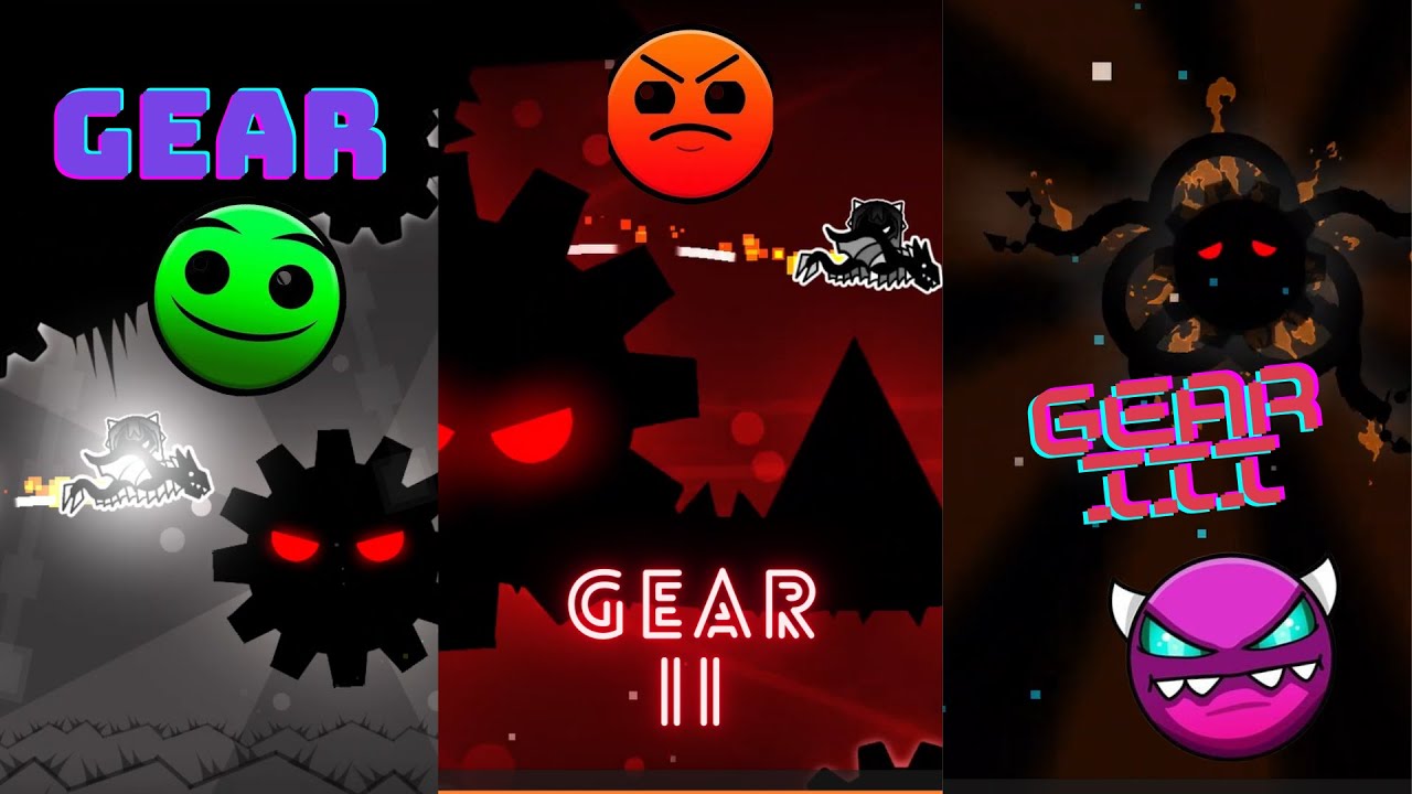 GEAR TRILOGY by GD Jose | Geometry Dash - YouTube