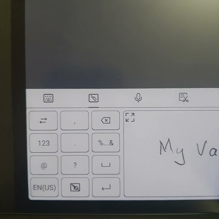 Boox Note Air4C: Handwriting Input into Obsidian using On-Screen KB ...