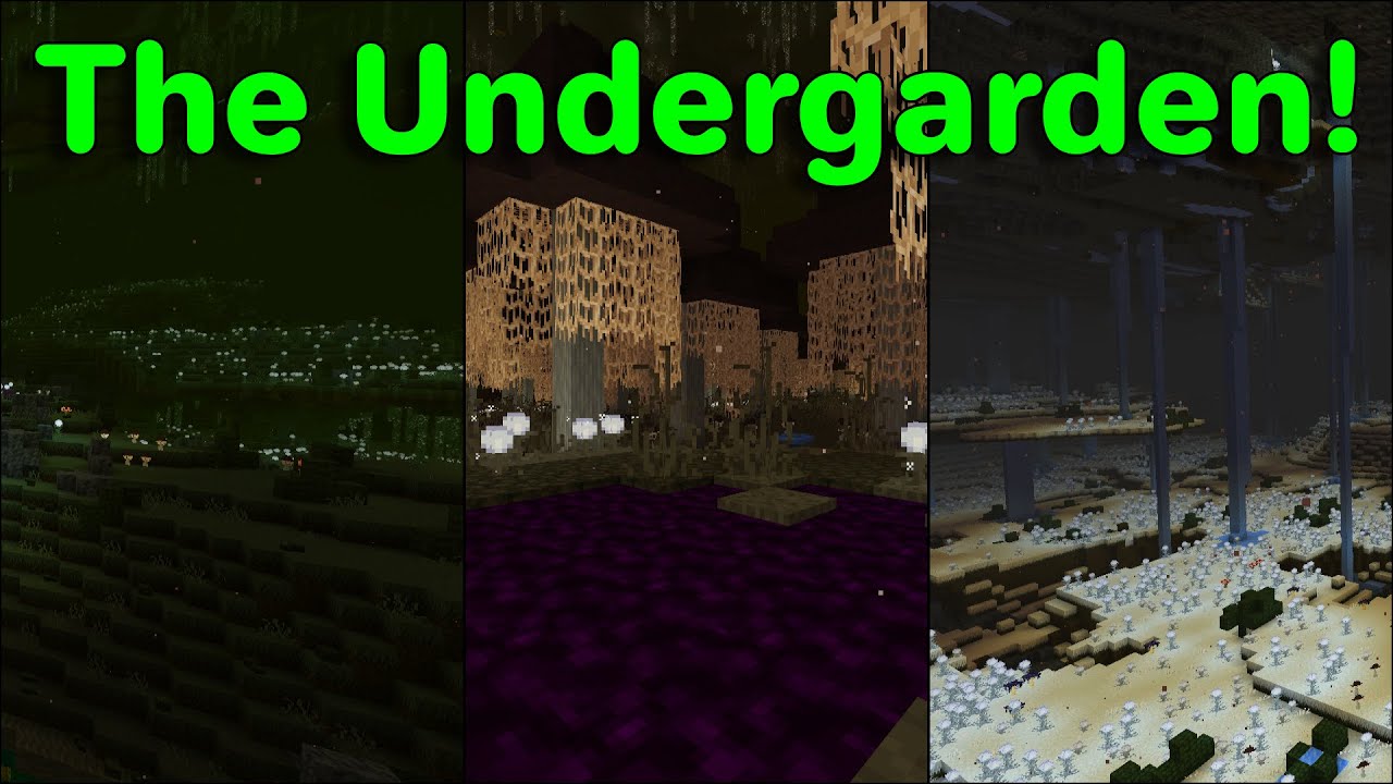 The Undergarden, What if the Nether was Green? (Mod) - YouTube