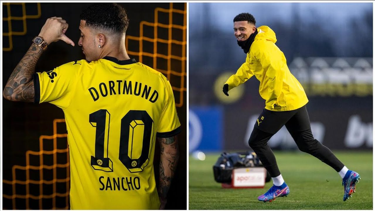 Jadon Sancho reaction caught on camera after Man Utd taunt from fan on ...