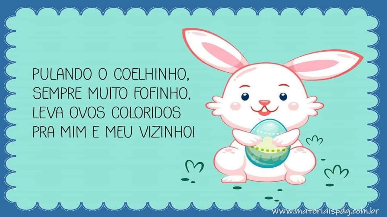 Poema de páscoa - educação infantil - YouTube