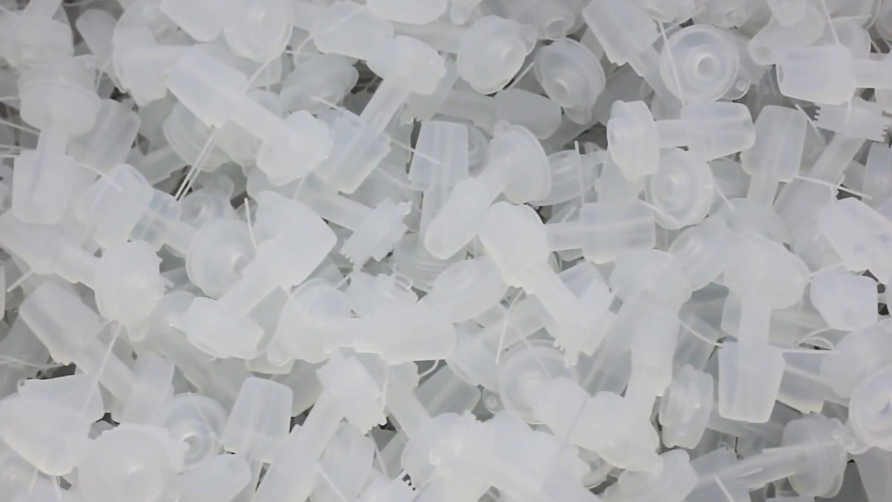 silicone suction nozzle production by LSR injection machine - YouTube