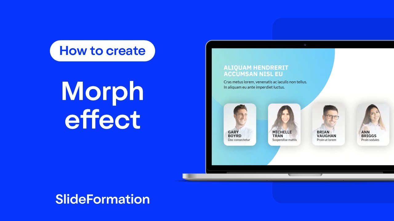 PREMIUM PowerPoint template with Morph effect - YouTube