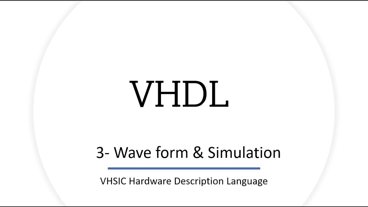 3-Waveform & simulation | شرح بالعربى - YouTube