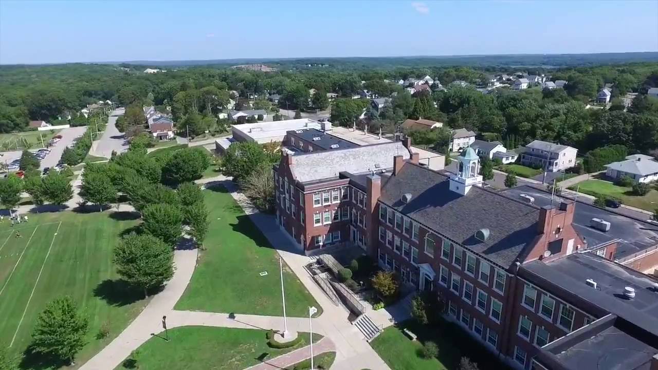 Westerly High School Aerial View - YouTube