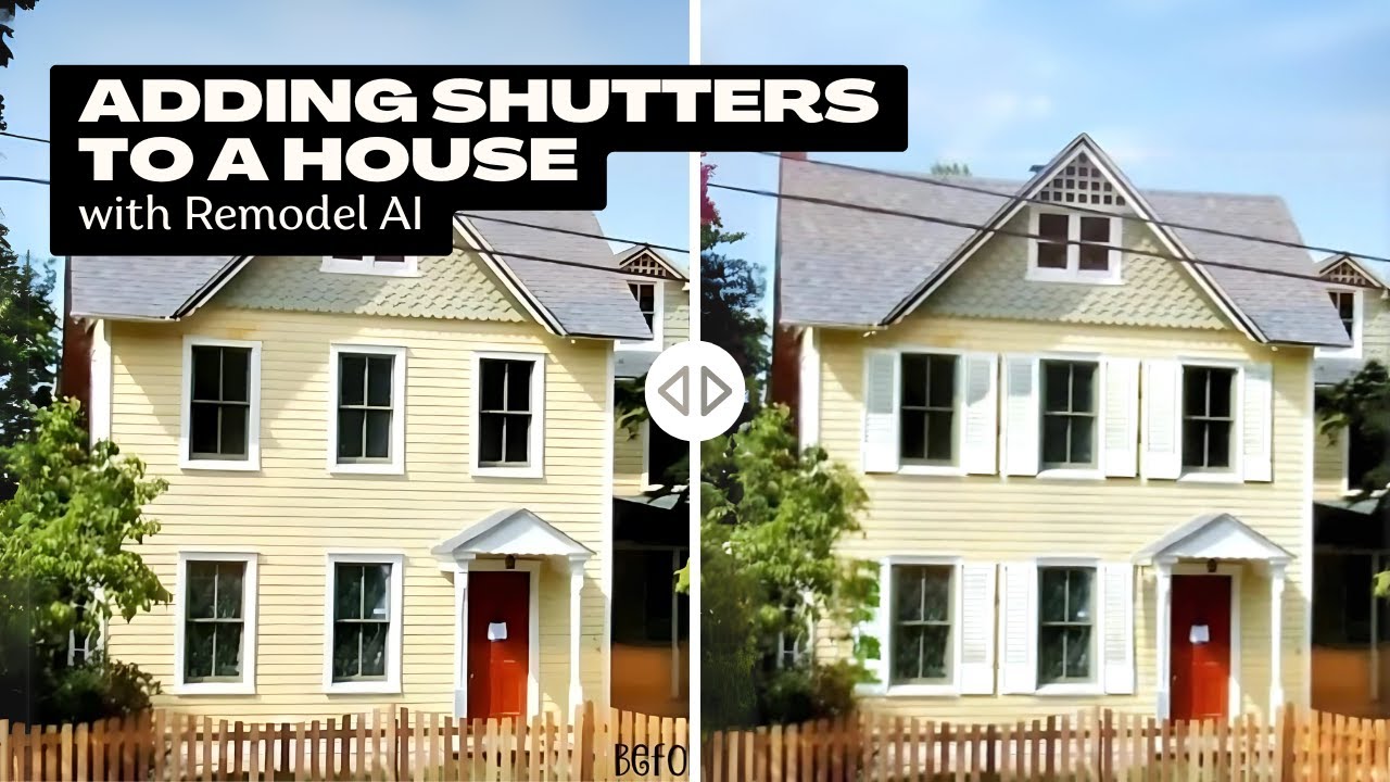 Visualizing Window Shutters: Easy Home Makeover with Remodel AI - YouTube