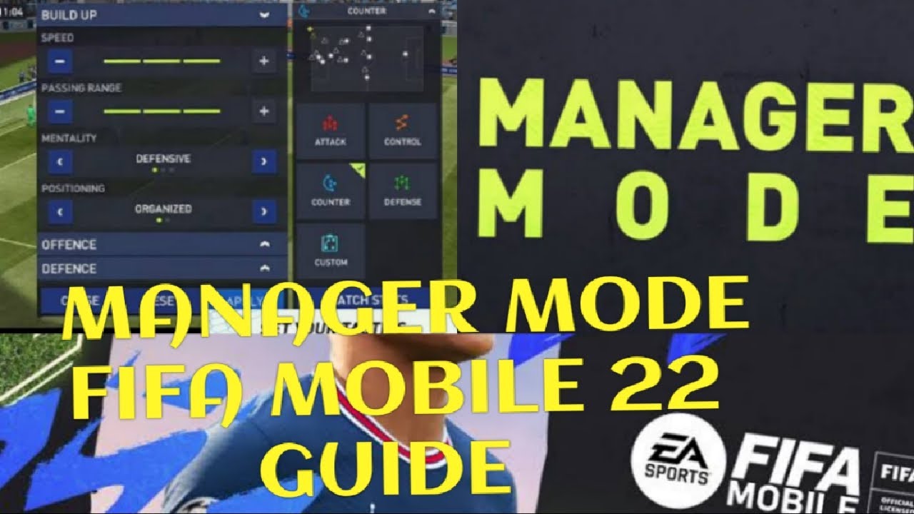 MANAGER MODE FIFA MOBILE 22 - YouTube