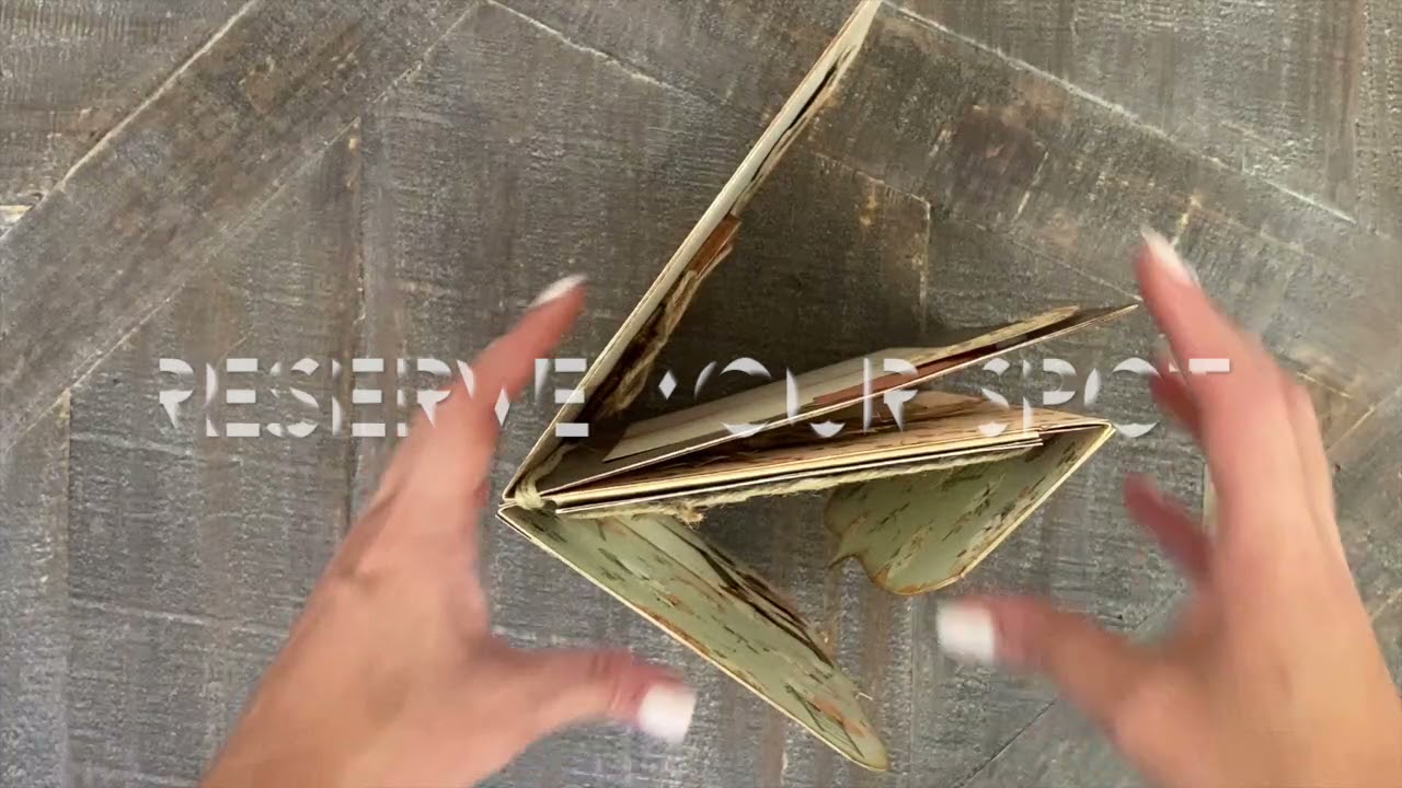 How To Create a File Folder Gratitude Mini Album - YouTube