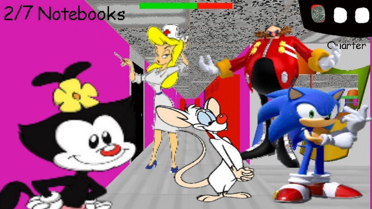 Dot Warner's Musical School House - Baldi's Basics V1.4.1 Mod - YouTube