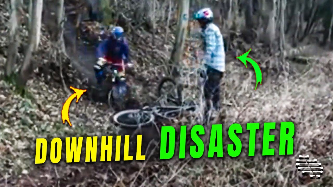 Biker Crashes Going Downhill - YouTube