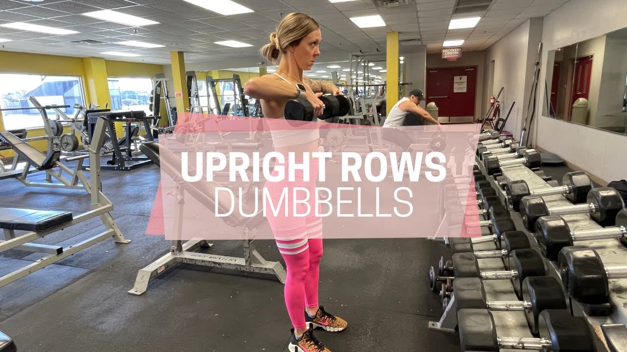 How to perform Upright Rows with Cables or Dumbbells - YouTube