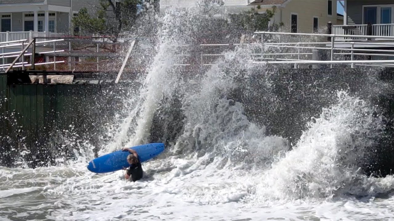 CRAZY BACK WASH SURF - YouTube