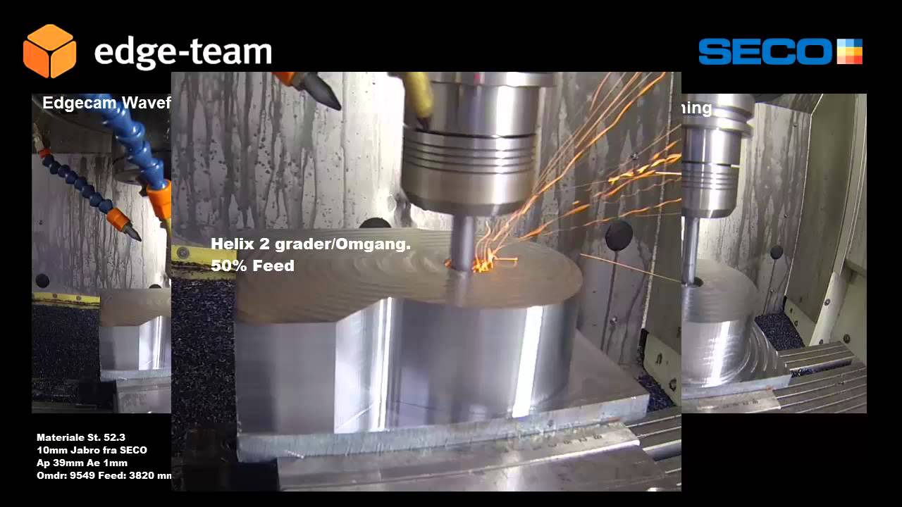 Traditional & Waveform machining with Seco Tools - YouTube