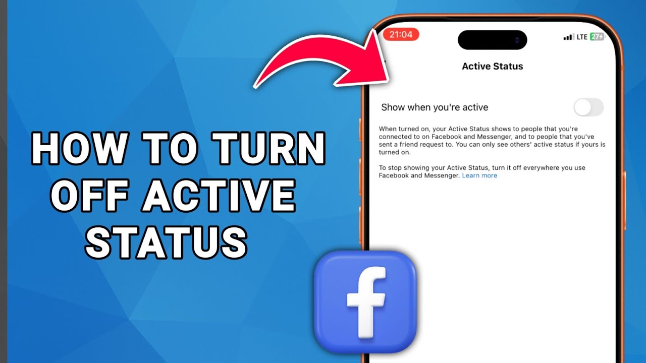 How to Turn Off Active Status on Messenger & Facebook (Hide Online ...