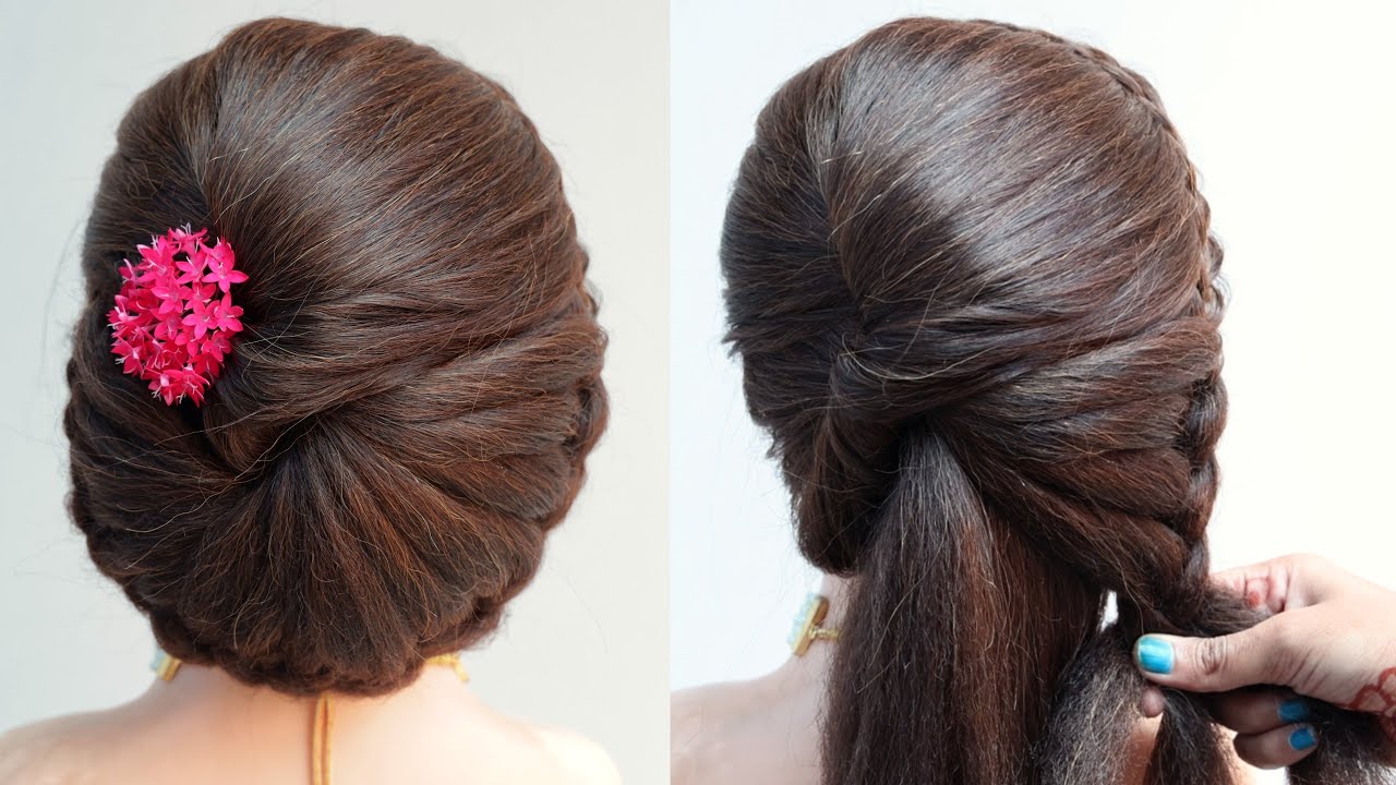 very easy hairdo in 2 minute | hairstyle for women - YouTube