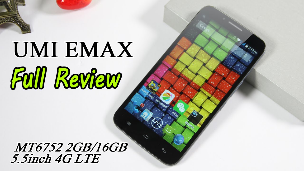 UMI EMAX [Unboxing] Hands On Review MT6752 5.5" 3850mAh Battery - YouTube