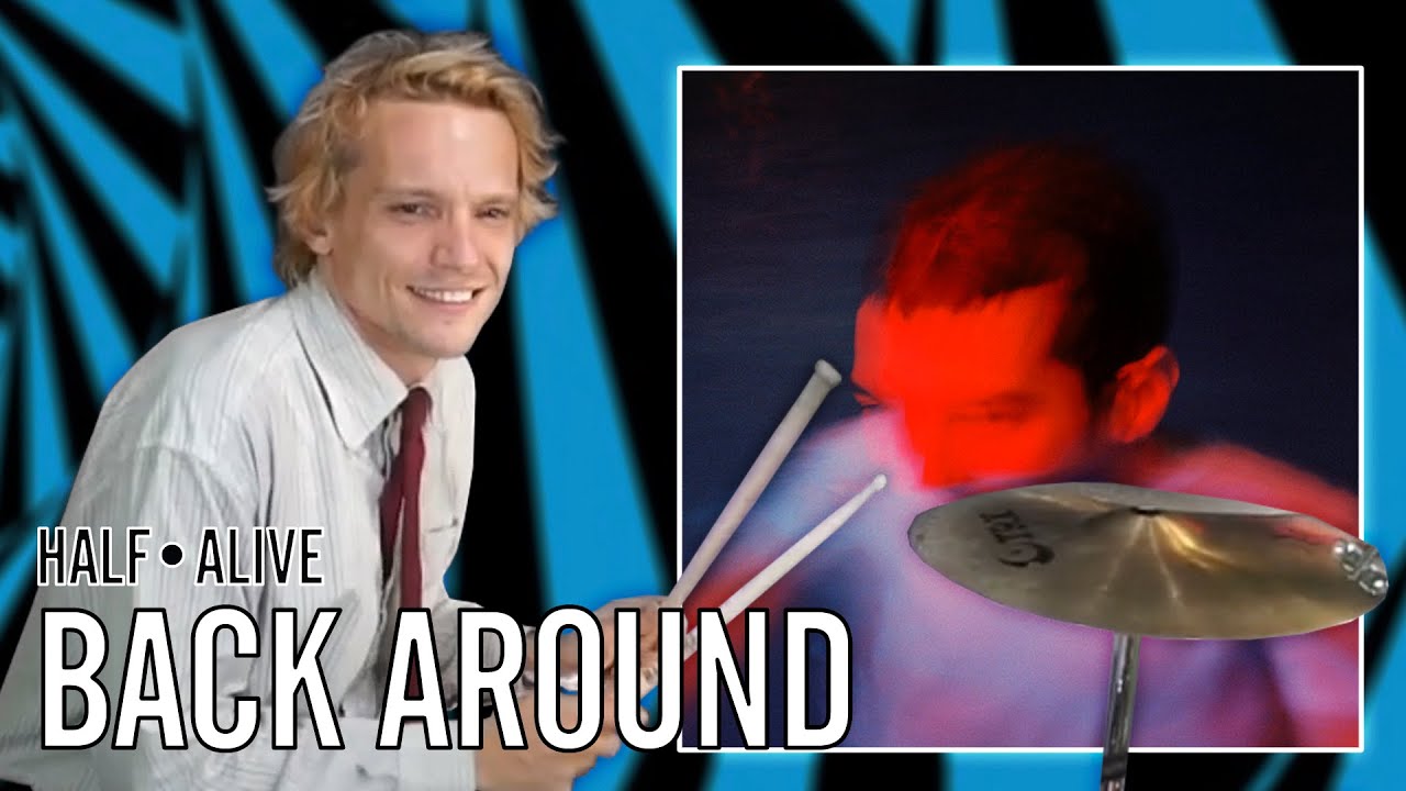 half•alive - Back Around | Office Drummer - YouTube