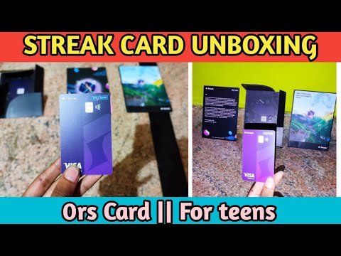 Streak card unboxing || Streak card unpacking || Streak card first look || Streak card - YouTube