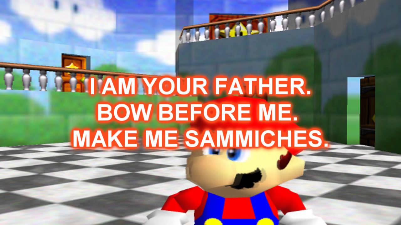 super mario 64 bloopers: Weird and stupid italian - YouTube