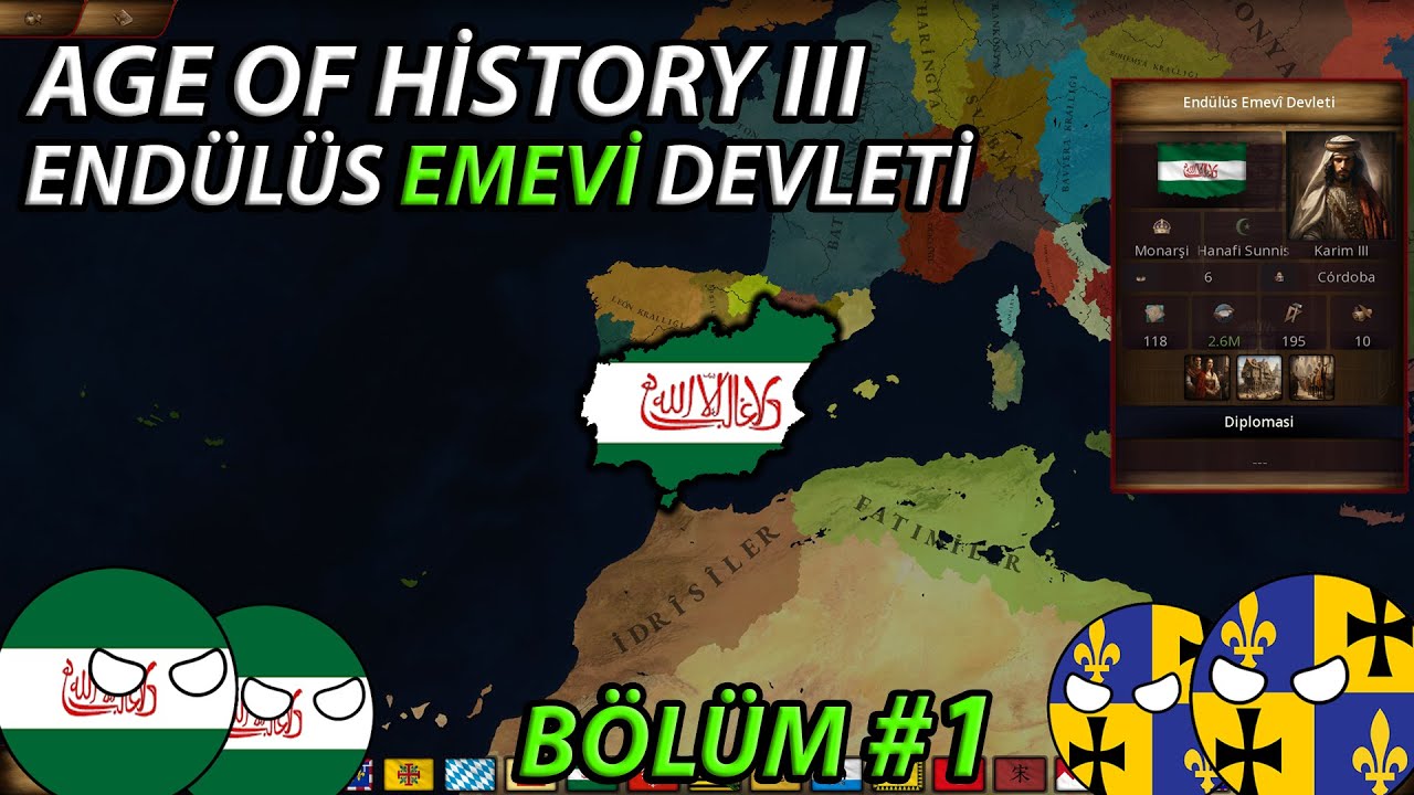 GERÇEK HALİFE / ENDÜLÜS EMEVİ DEVLETİ / AGE OF HİSTORY 3 / BÖLÜM 1 ...