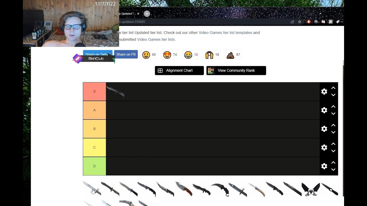 JOISPOI24 CSGO KNIFE TIER LIST YouTube joispoi24-csgo-knife-tier-list-youtube