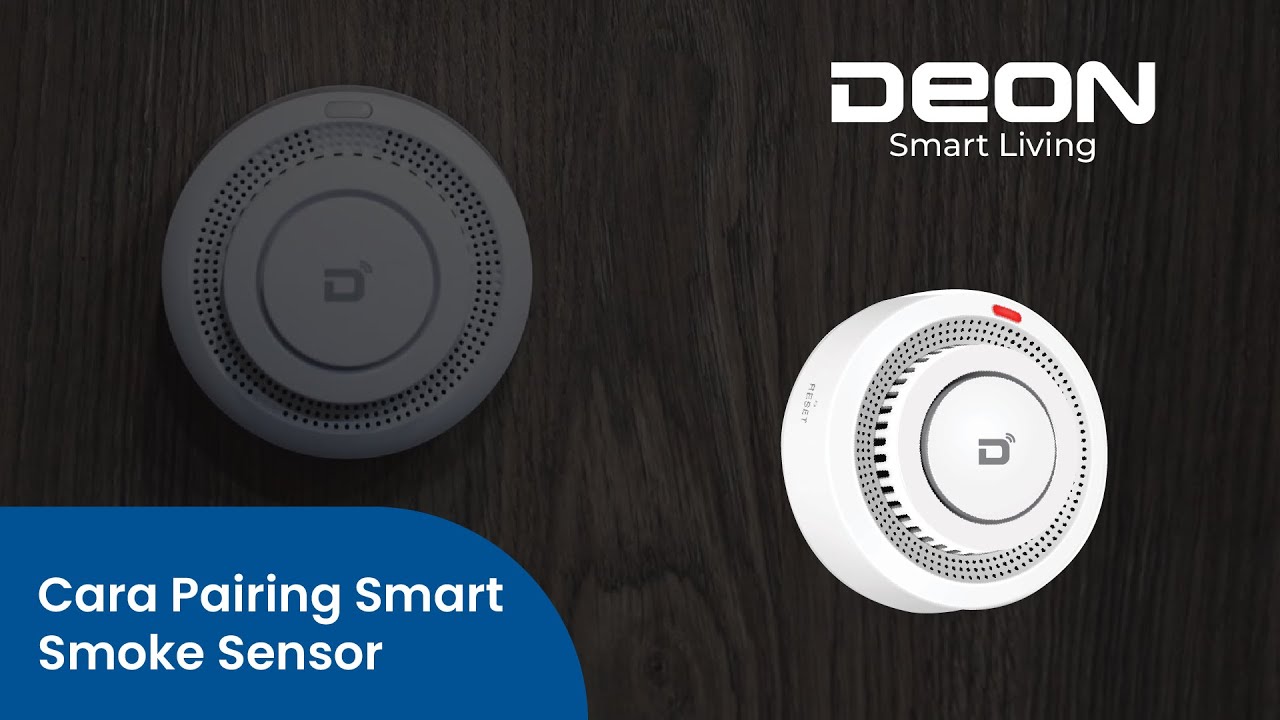 Tutorial Pairing Smart Smoke Sensor - Deon Smart Living - YouTube