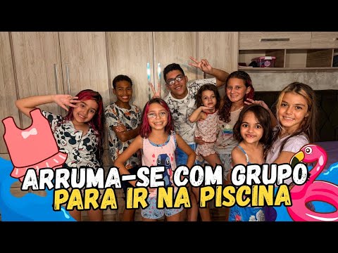 ARRUMA-SE COM O GRUPO E MEUS PRIMOS PARA CURTI NA PISCINA | VLOG DA SOPHIA LIRA 🤗💖