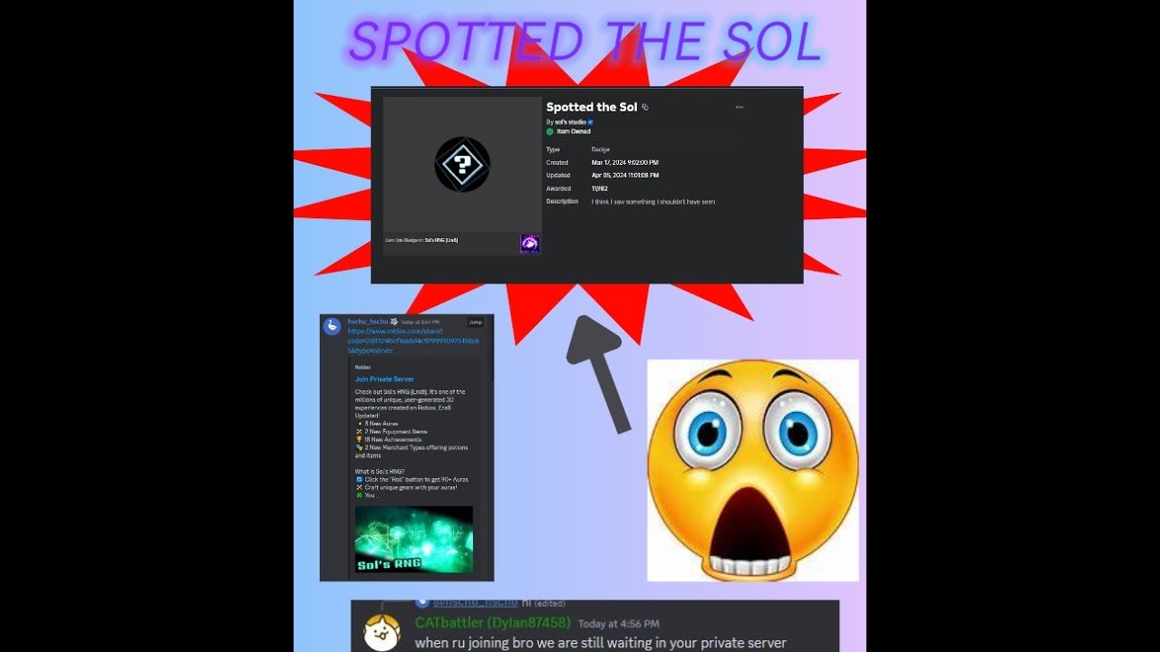 i got SPOTTED THE SOL in sols rng - YouTube