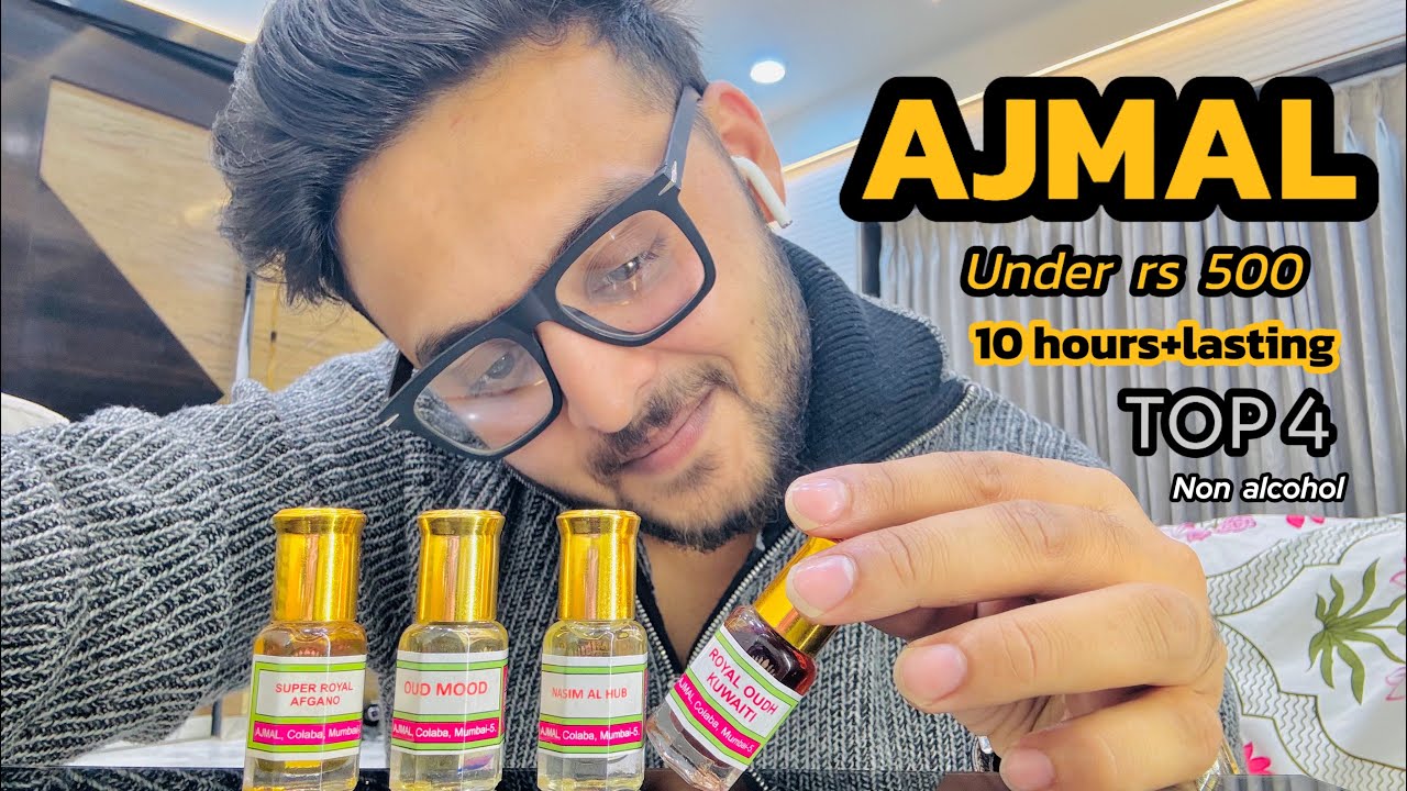 AJMAL TOP 4 Attar oils under RS 500 10 hours + lasting best review one by one must watch & try ...