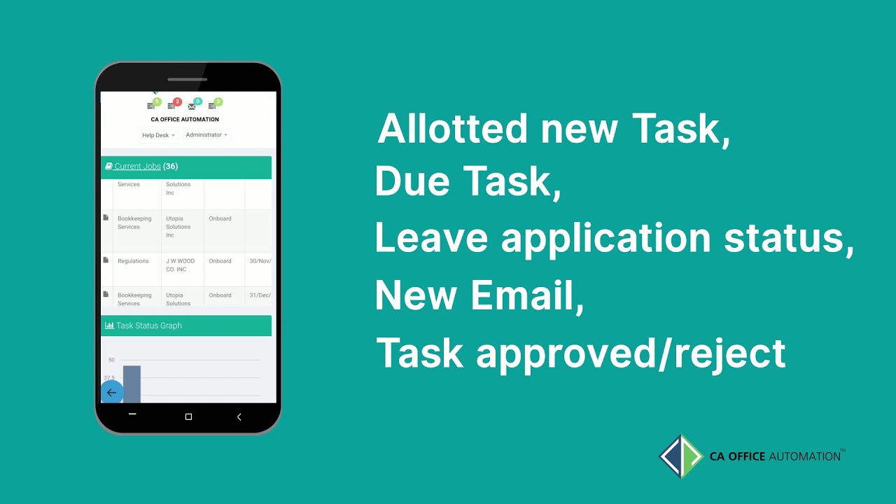 Mobile Application & Related details for "CA Office Automation ...