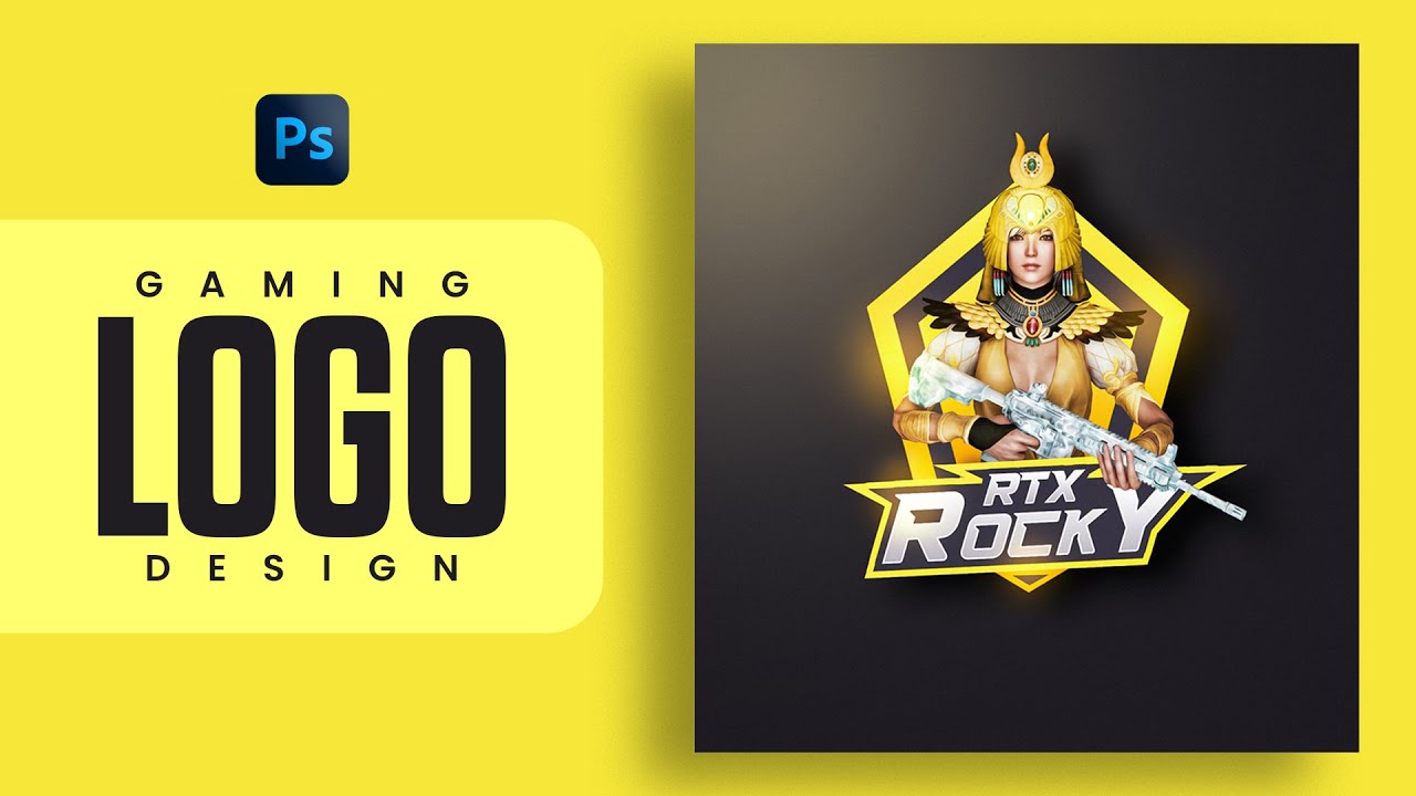 How To Make a Gaming Logo - Photoshop Tutorial - YouTube