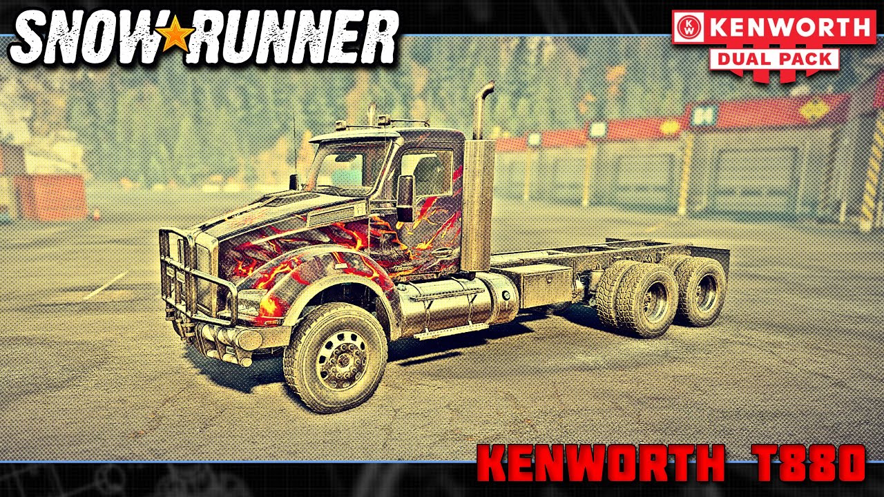 Snowrunner Kenworth T880 Kenworth Dual Pack - YouTube