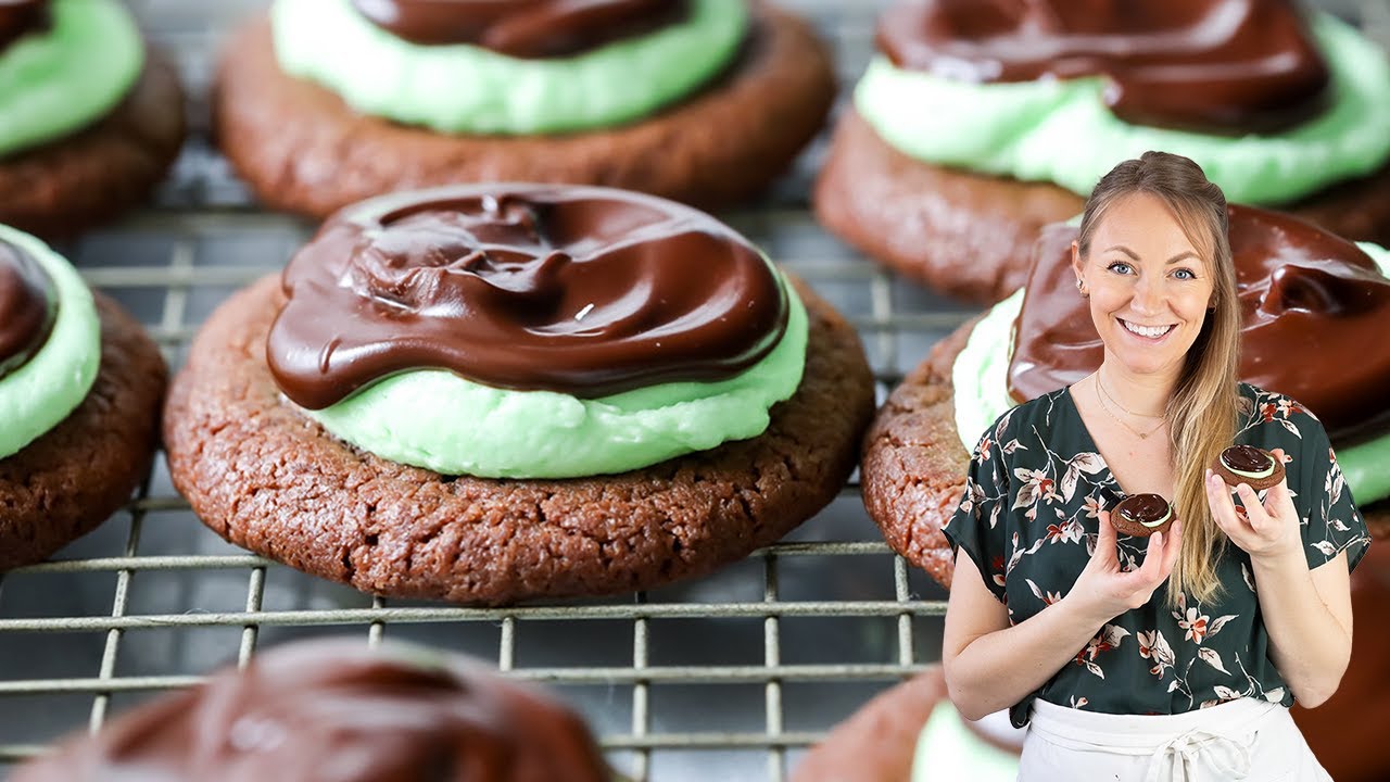 The Ultimate Mint Chocolate Cookies - YouTube