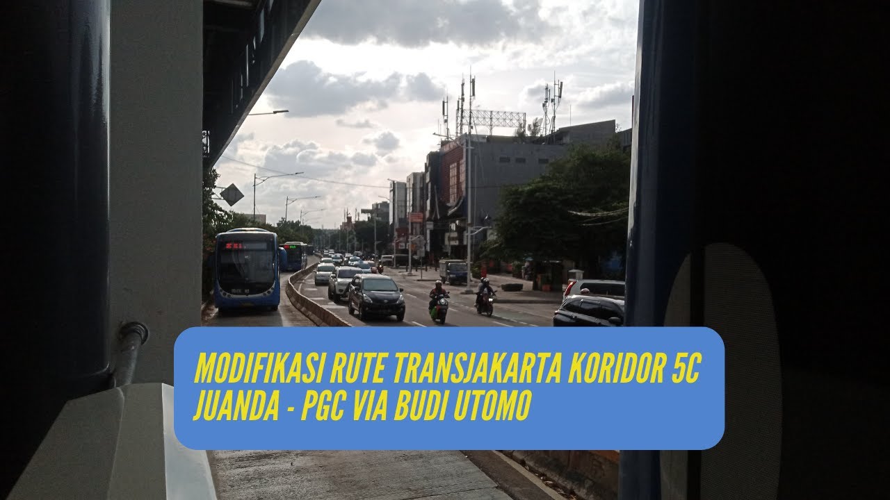 Weekend TransJakarta Route Koridor 5C Menggunakan Bus Zhong Tong ...