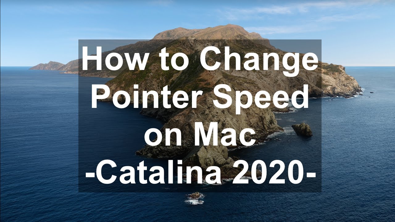 How To Change Pointer Speed On Mac Catalina 2020 YouTube how-to-change-pointer-speed-on-mac-catalina-2020-youtube