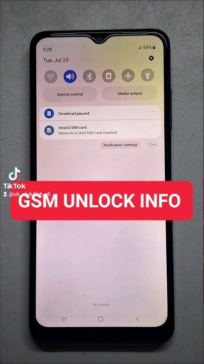 Samsung A03s SM-S134DL Network Unlock Done BY GSM UNLOCK INFO #gsmunlockinfo - YouTube