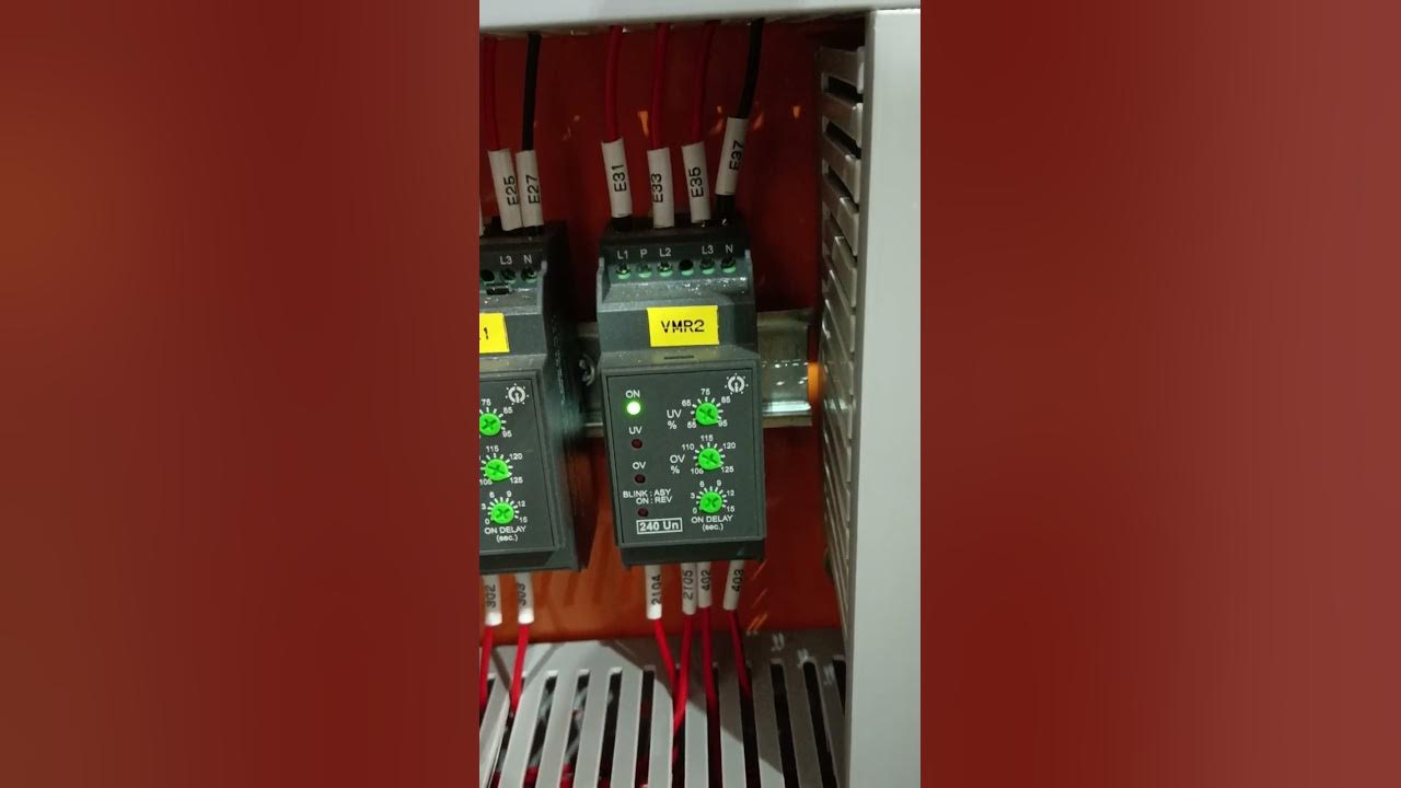 voltage monitoring relay (Line monitoring relay) - YouTube