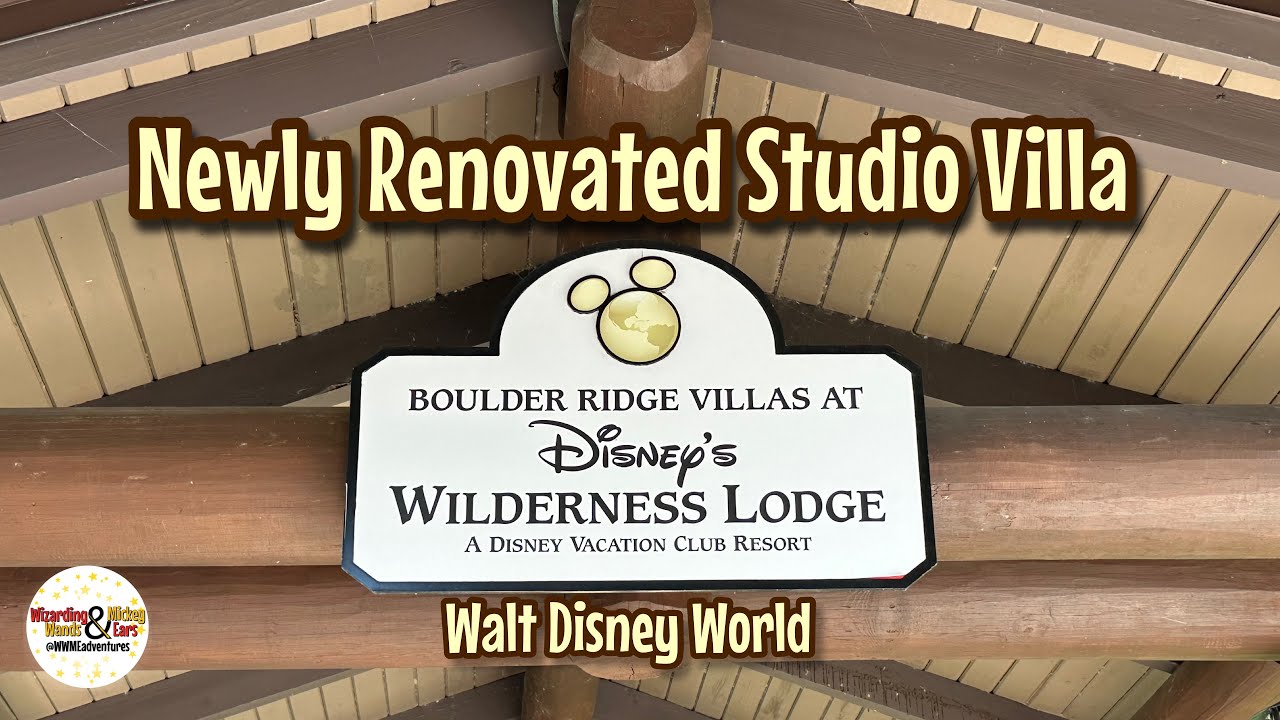 NEWLY RENOVATED Studio Villa | Boulder Ridge Villas | Wilderness Lodge ...