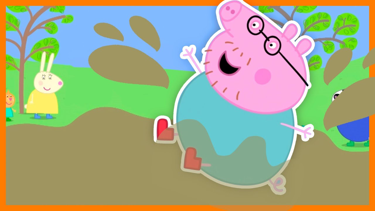 Peppa Pig Jumps In The Biggest Muddy Puddle Ever | @PeppaPigOfficial ...