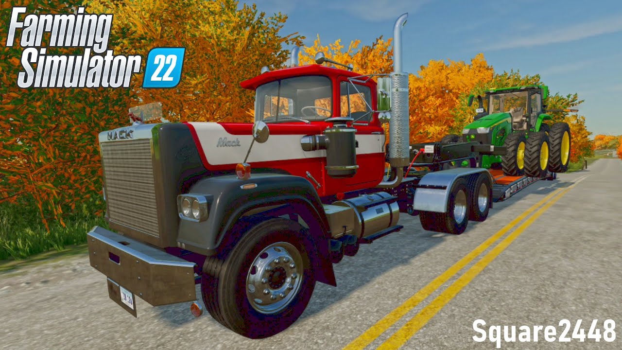 Hauling OVERSIZED LOAD! (John Deere 8R) | XBOX ONE | Farming Simulator ...