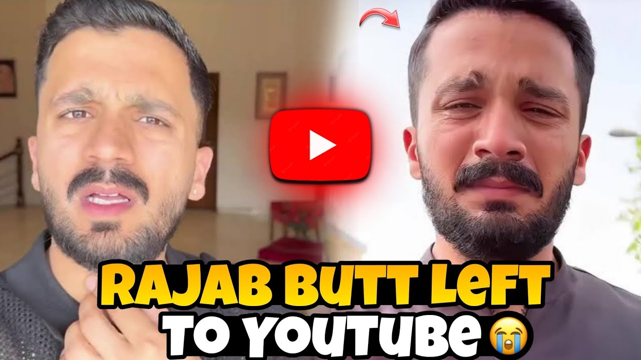 Rajab Butt Left To YouTube 😱 | Rajab Butt Ne Vlogging Chor Di 😲 | Rajab Butt Emotional 😰 - YouTube