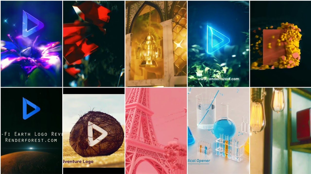 +18 Intro and Logo videos For YouTube channel - Render forest Intro ...