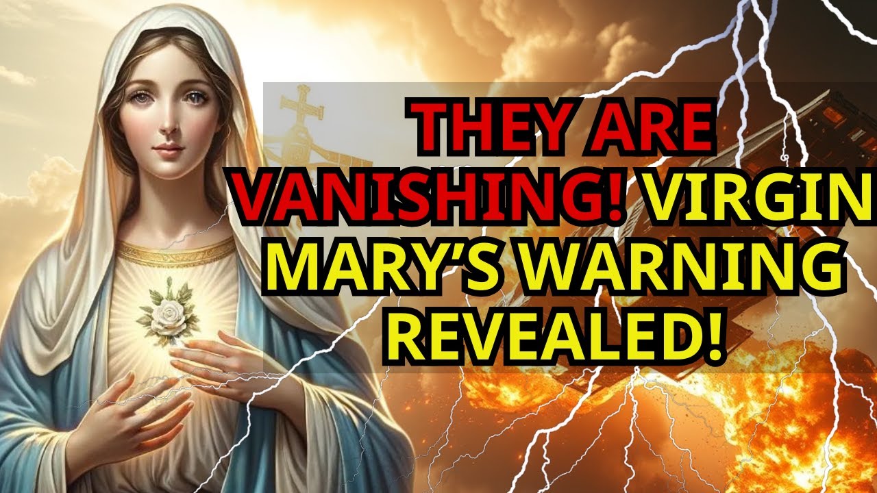 Virgin Mary Today: They Are Vanishing from the Earth – A Prophecy You ...